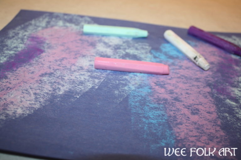 Aurora Borealis Craft for Children - Homeschool Companion
