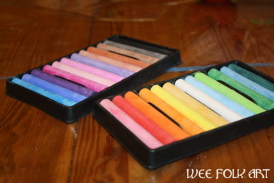 How to Color Salt with Chalk – Wee Folk Art