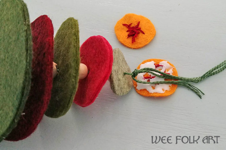 Stacked Wool Felt Christmas Tree Ornament – Wee Folk Art