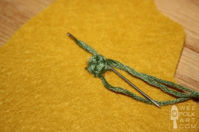 Woven Spider Wheel Stitch – Wee Folk Art